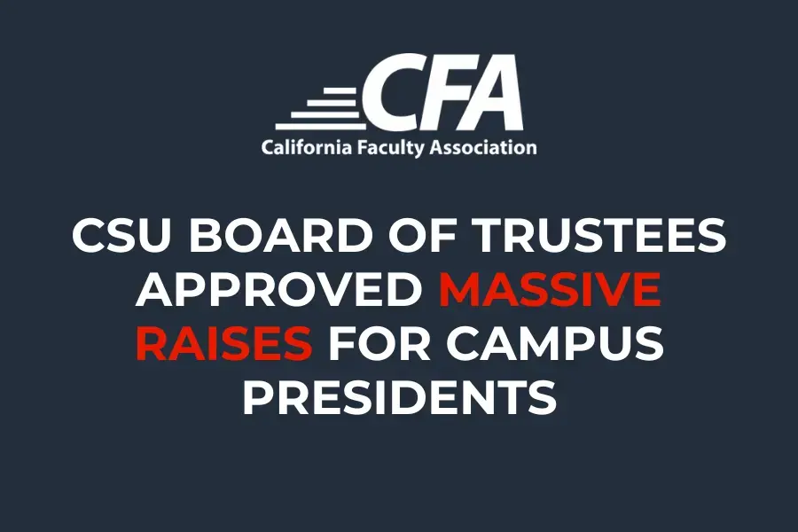 INFOGRAPHIC: Excessive Executive Compensation - California Faculty ...