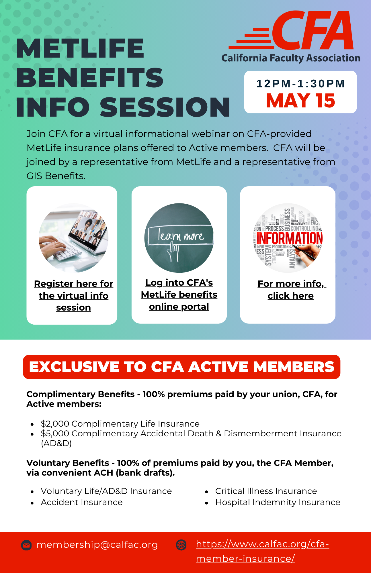 CFA Member Insurance - California Faculty Association
